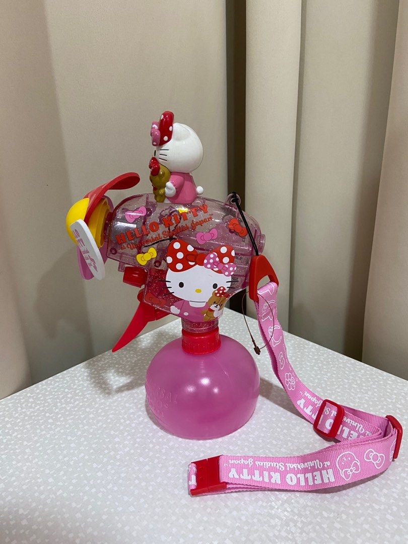 USJ Hello Kitty Water Mist Battery Fan, Furniture & Home Living ...