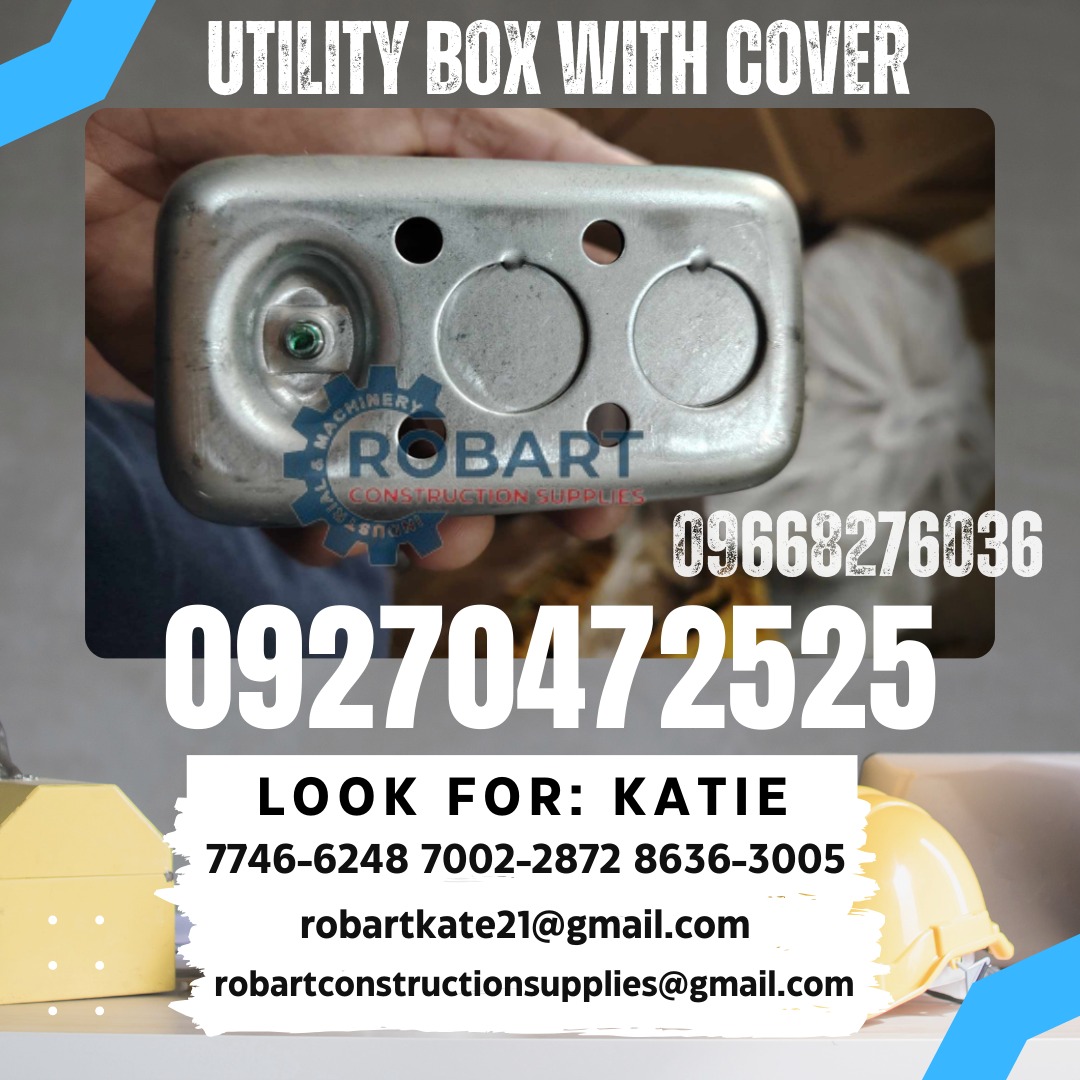 Utility Box With Cover, Commercial & Industrial, Construction Tools ...