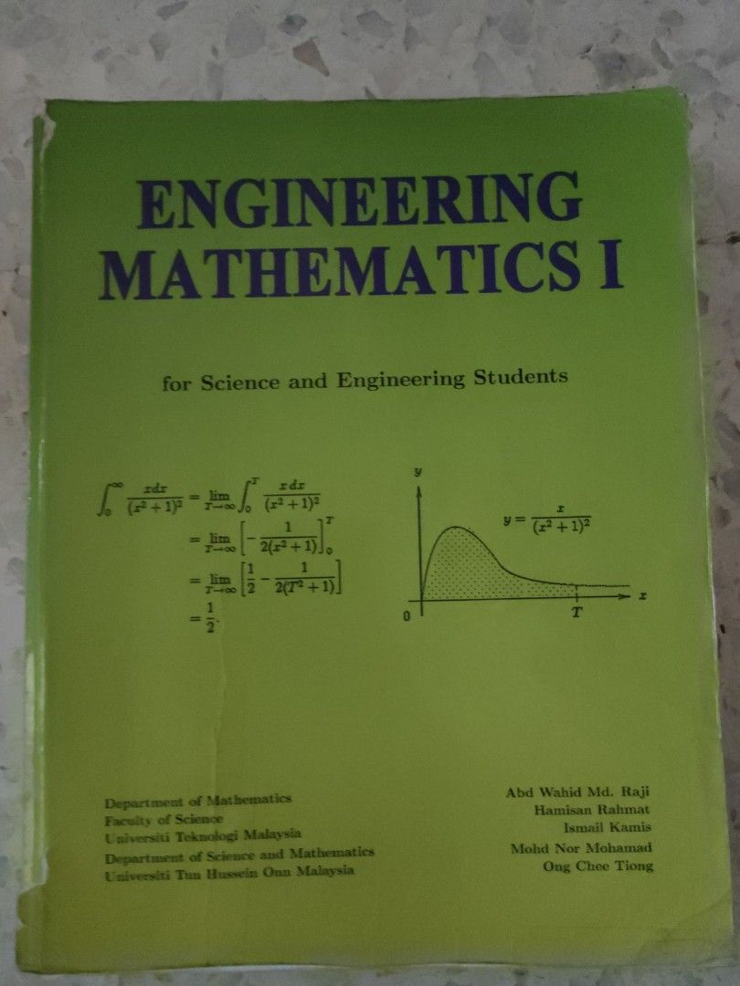 UTM Engineering Mathematics 1 for Science and Engineering Students ...