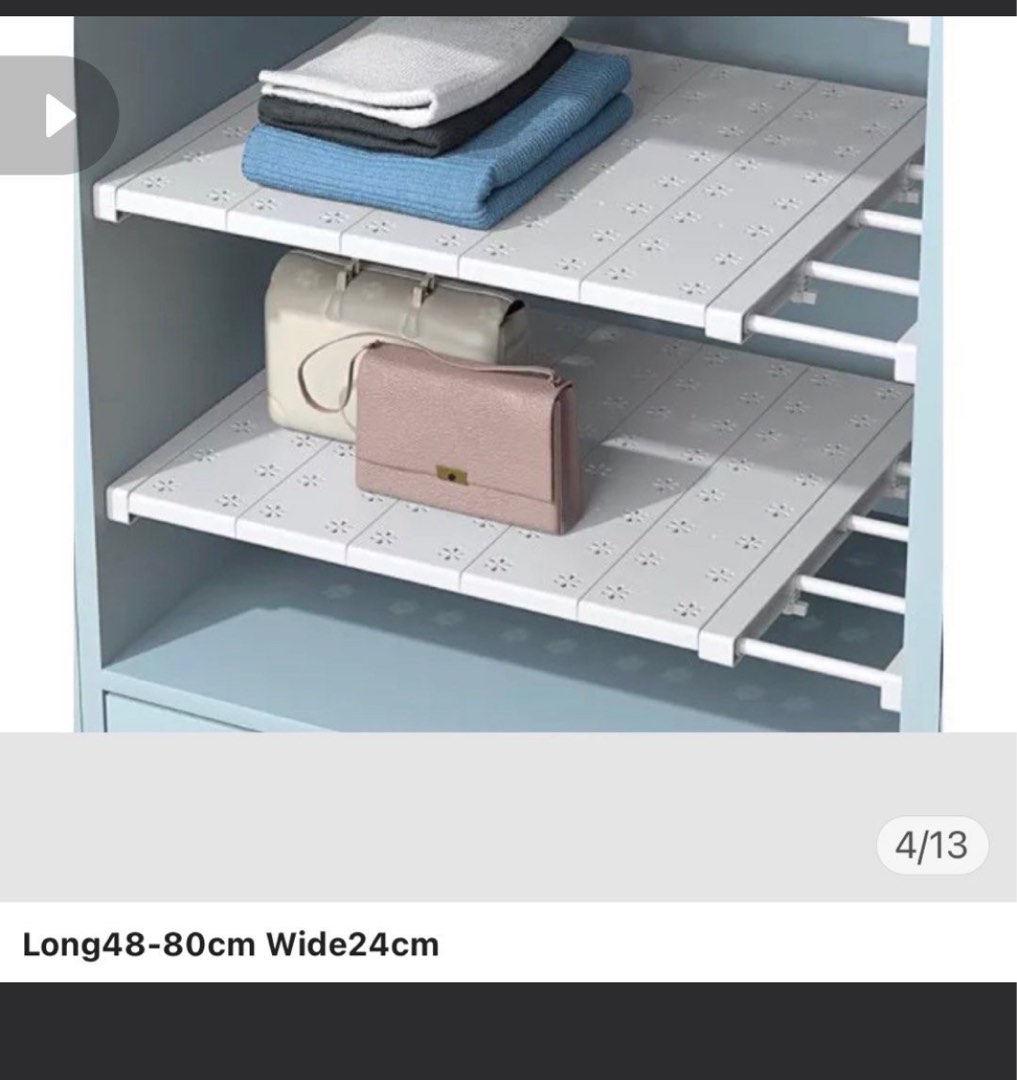 Wardrobe Partition Shelf Cabinet Shelf Cabinet Retractable Partition ...