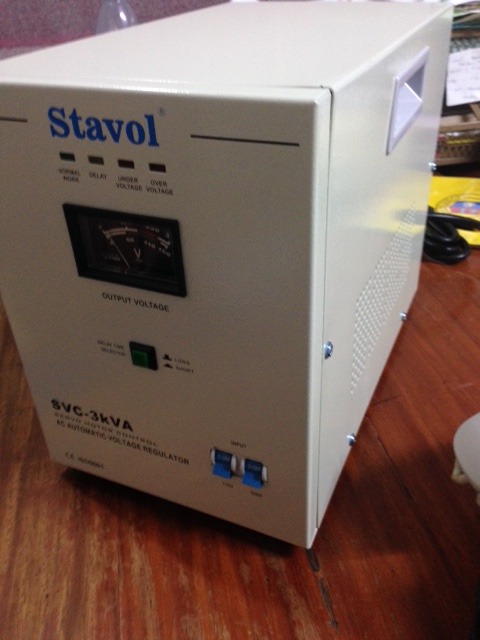 5-10 Years Stavol Original 3KVA Servo motor AVR Automatic Voltage ...