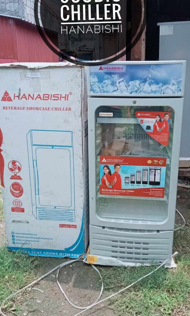 6cubic CHILLER Hanabishi Brand, TV & Home Appliances, Kitchen ...