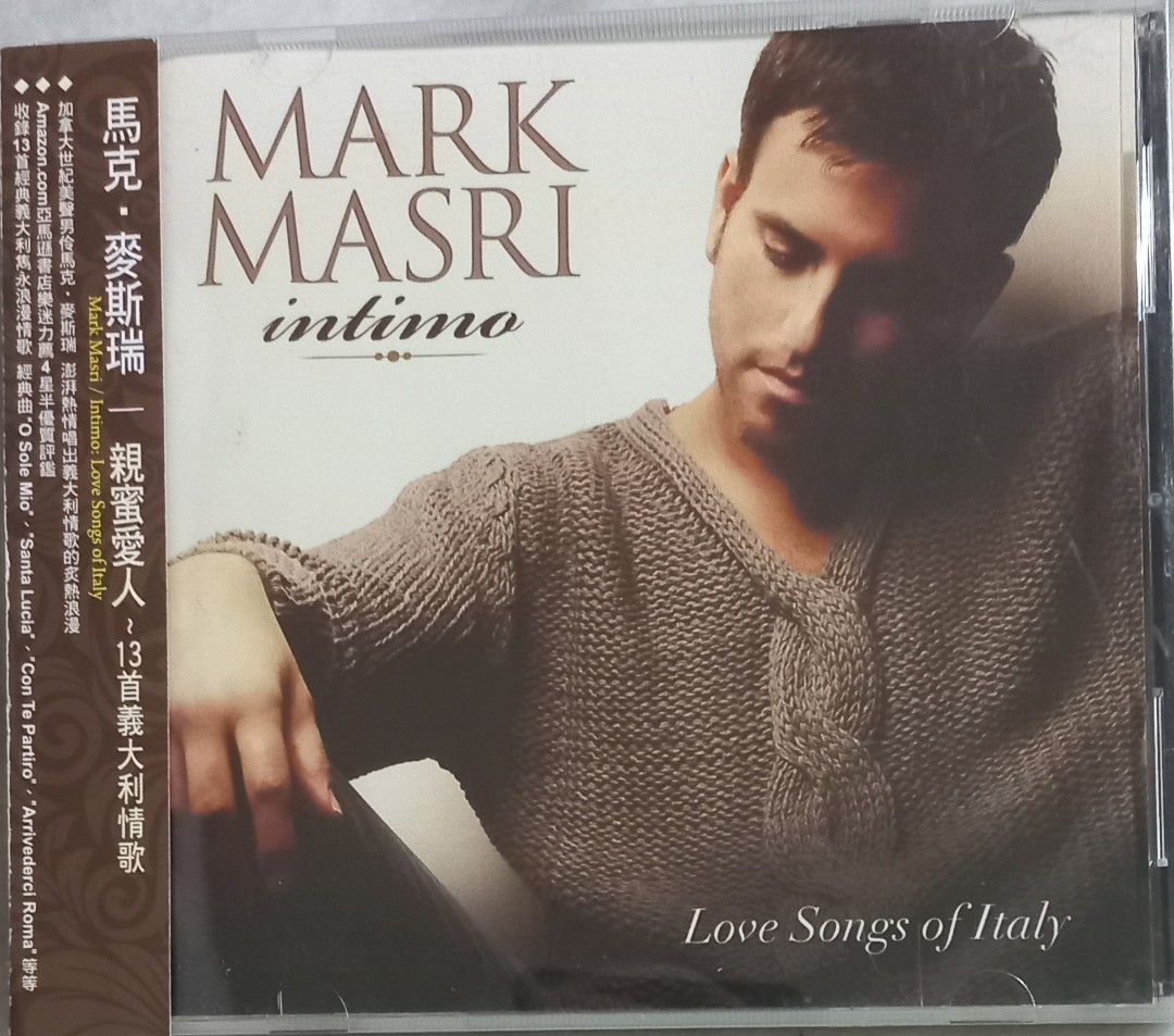 馬克麥斯瑞 / 親蜜愛人~13首義大利情歌 Mark Masri / Intimo: Love Songs of Italy, 書籍、休閒與 ...