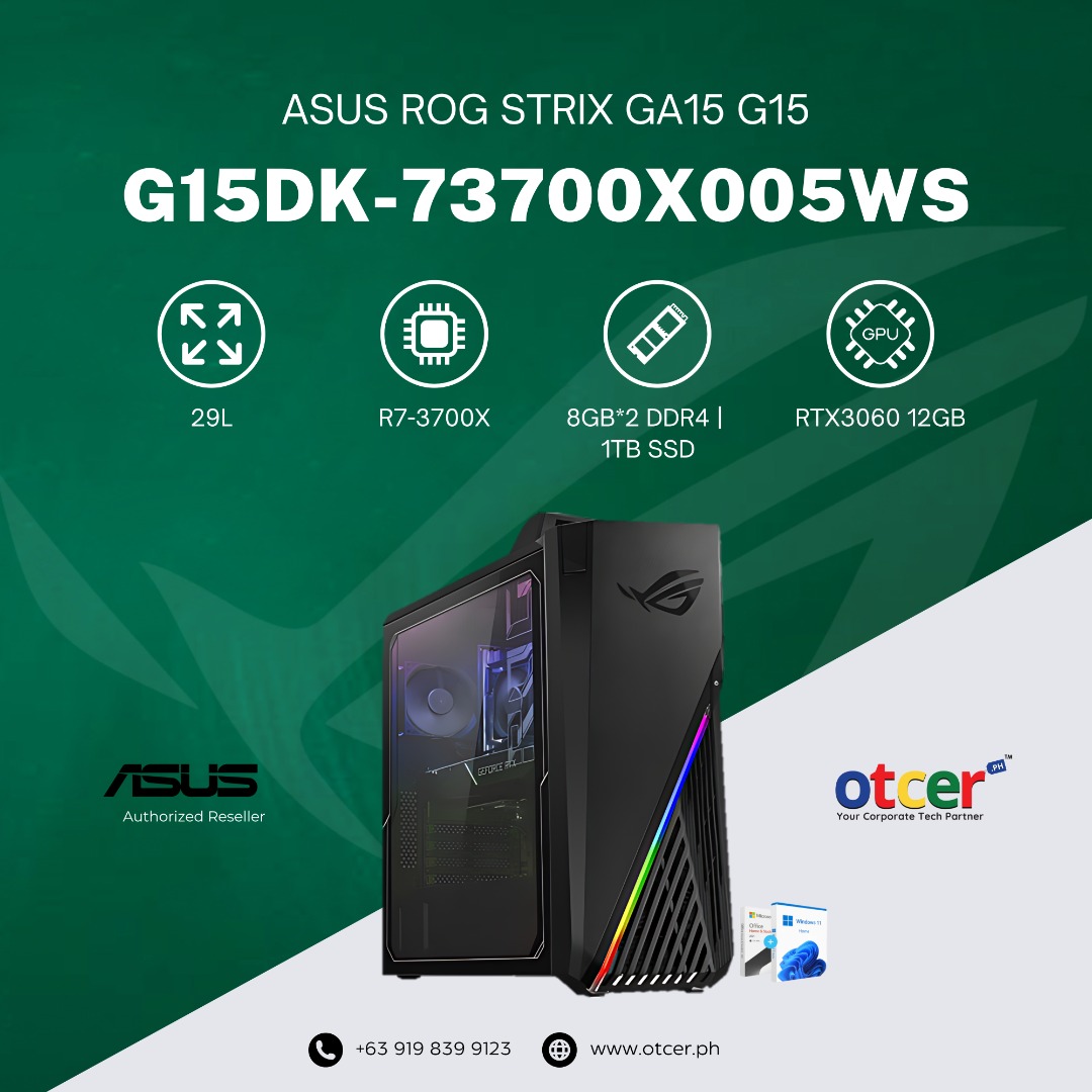 Asus ROG Strix GA15 G15 G15DK-73700X005WS, Computers & Tech, Desktops ...