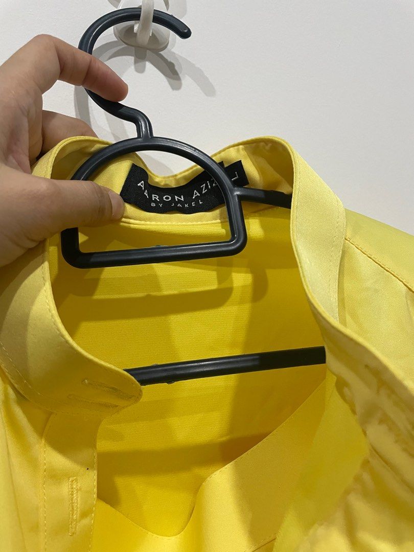 BAJU MELAYU KUNING, Men's Fashion, Tops & Sets, Sets & Coordinates on ...