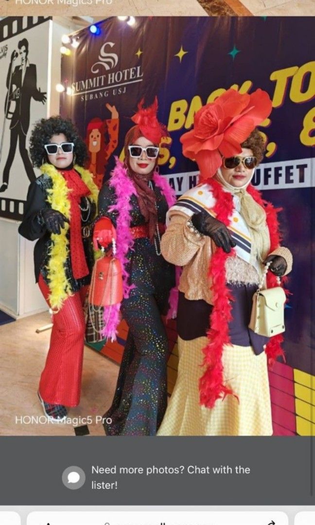 Baju sewa RETRO, Women's Fashion, Dresses & Sets, Traditional & Ethnic ...