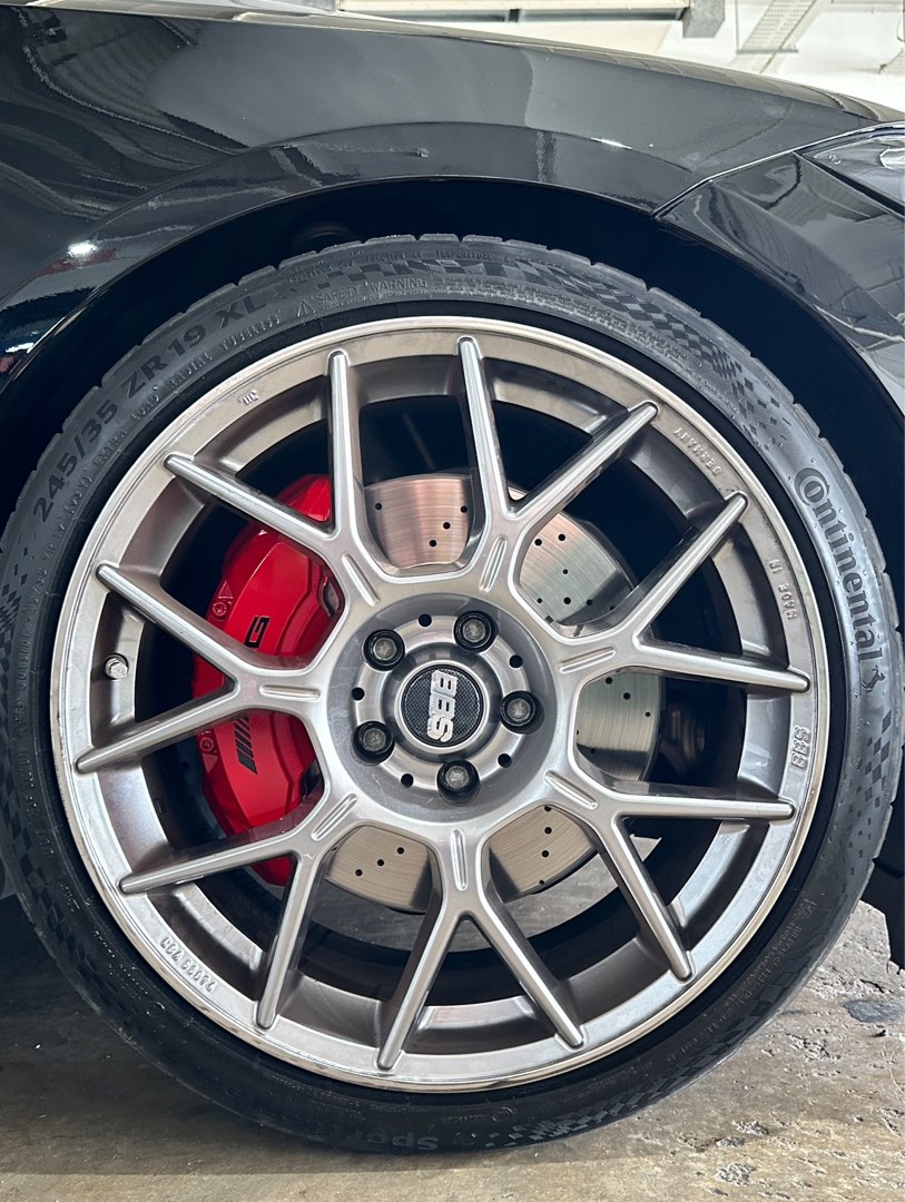 BBS XR Germany Rims and Continental sport contact 7 tyre, Car ...