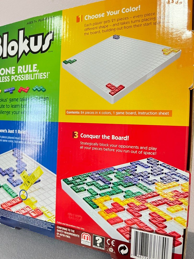 Blokus board game, Hobbies & Toys, Toys & Games on Carousell