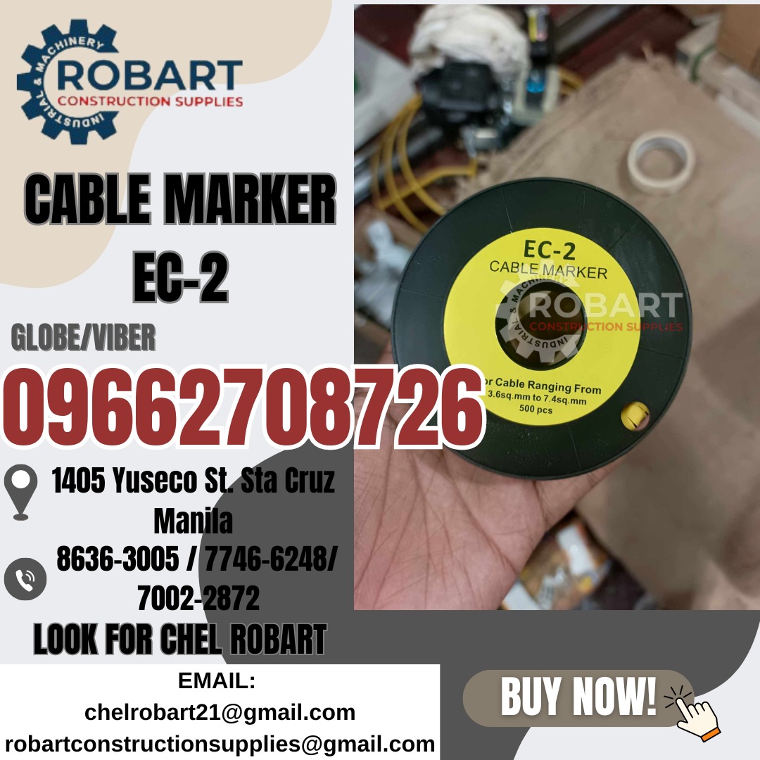 CABLE MARKER, Commercial & Industrial, Construction Tools & Equipment ...