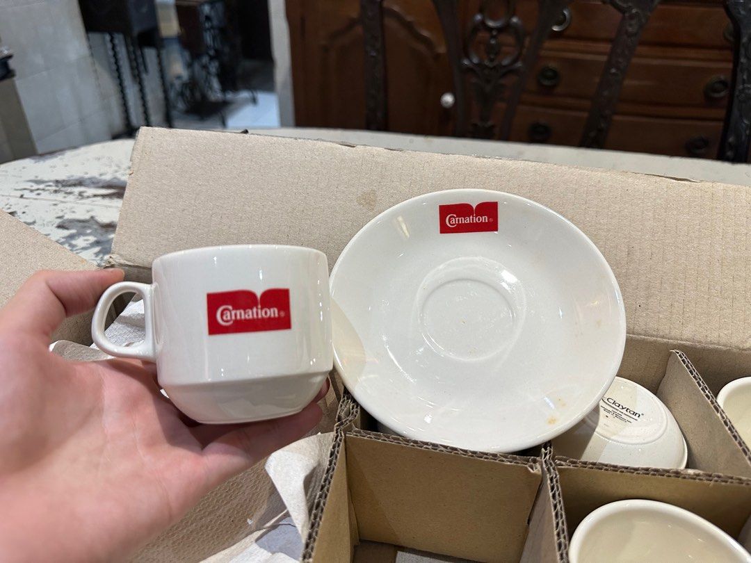 Carnation kopitiam tea set (NOS), Hobbies & Toys, Collectibles ...