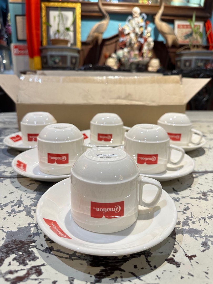 Carnation kopitiam tea set (NOS), Hobbies & Toys, Collectibles ...