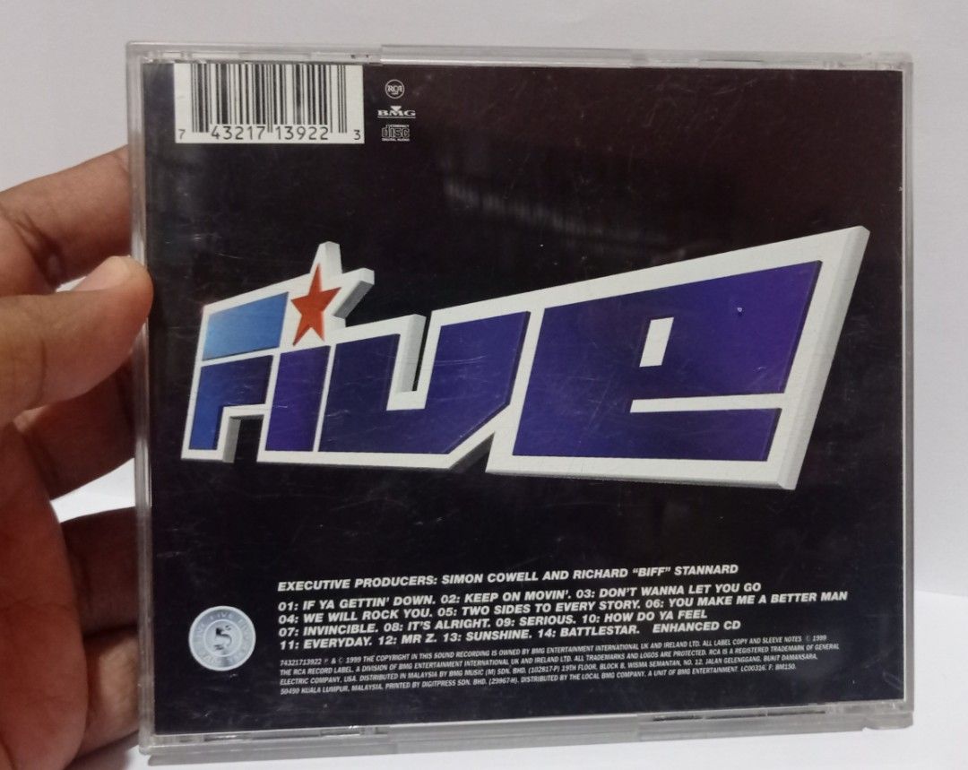 [CD] FIVE - INVINCIBLE, Hobbies & Toys, Music & Media, CDs & DVDs on ...