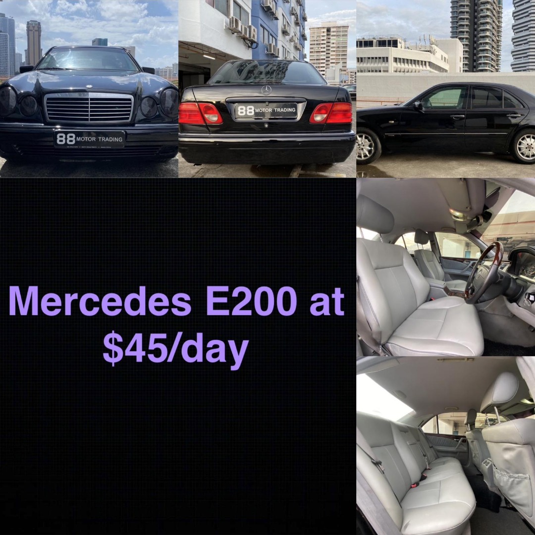 Cheap Car Rental Mercedes E200, Cars, Car Rental on Carousell
