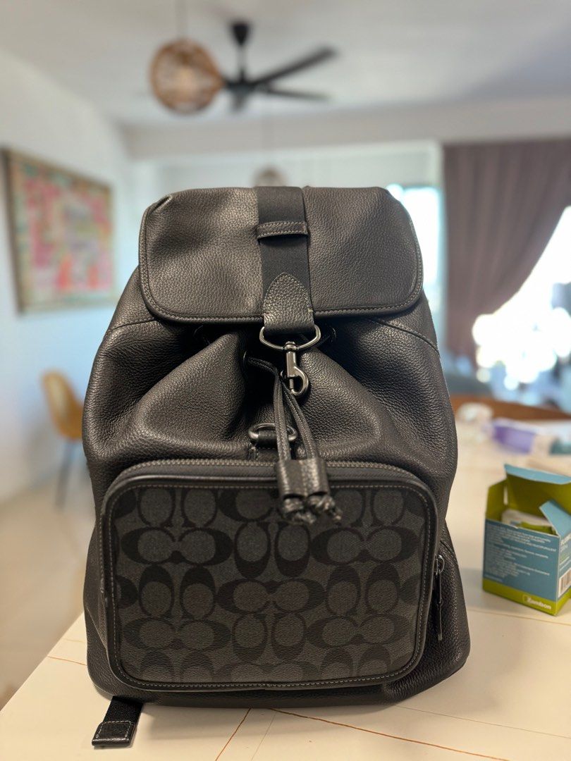 Coach leather Backpack, Women's Fashion, Bags & Wallets, Backpacks on ...