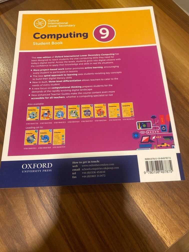 Computing Student Book 9, Hobbies & Toys, Books & Magazines, Textbooks ...