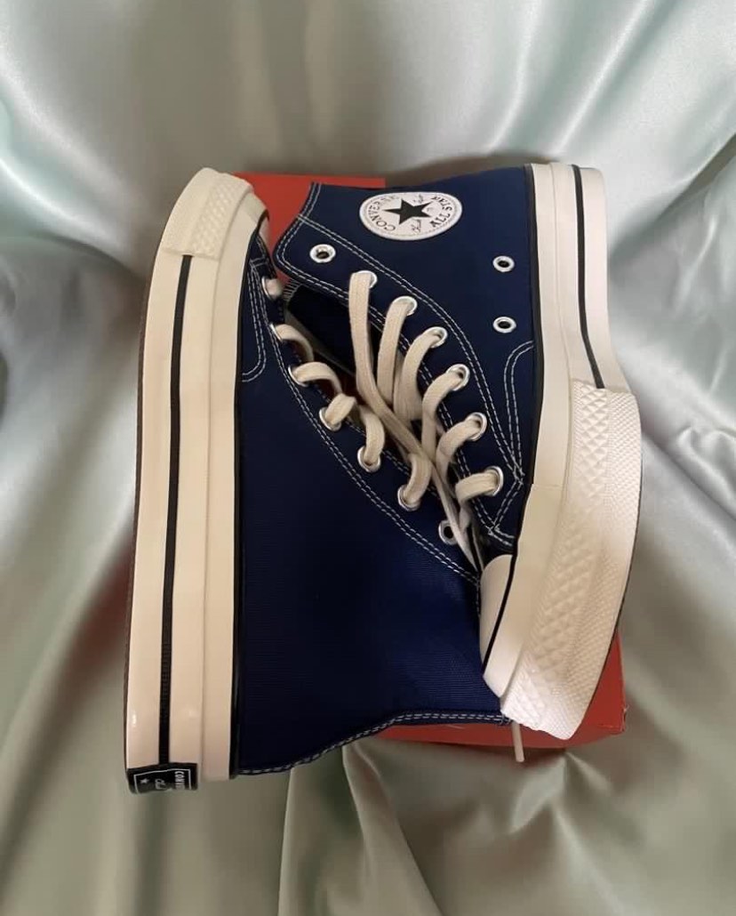Converse Chuck Taylor Navy Blue, Men's Fashion, Footwear, Sneakers on ...