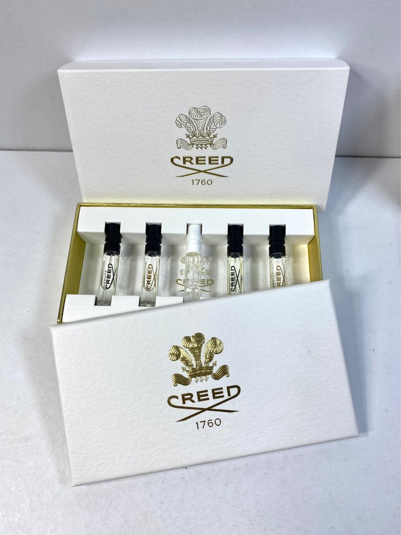 Creed Perfume Set EDP (Aventus, Green Irish Tweed, Original Santal, Silver Mountain Water ...