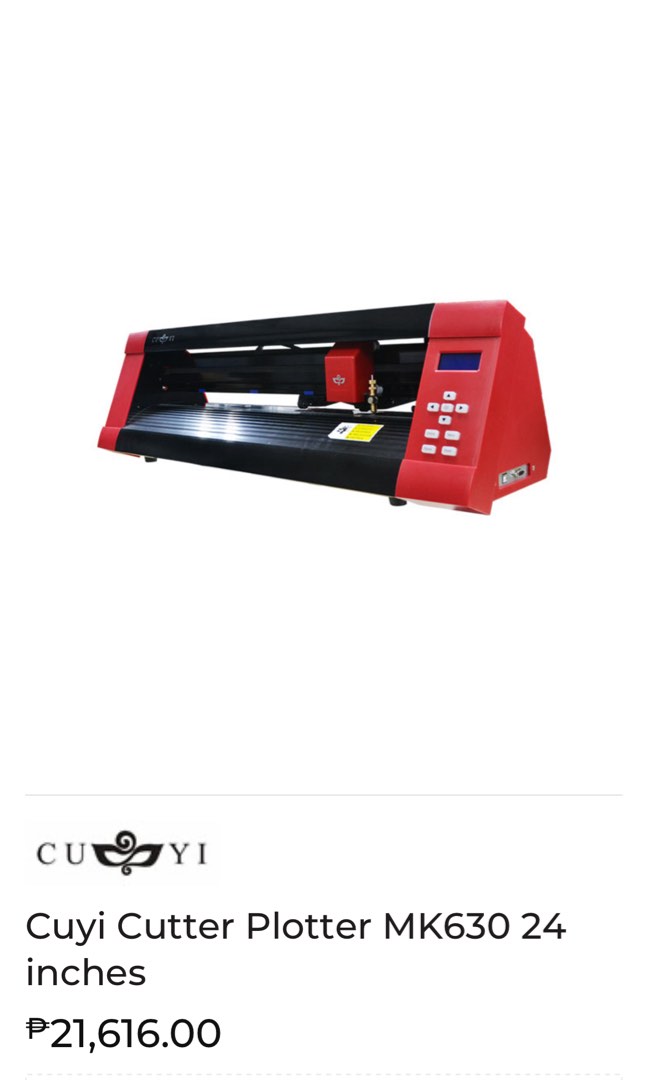 CUYI Cutter Plotter MK630, Computers & Tech, Printers, Scanners & Copiers on Carousell