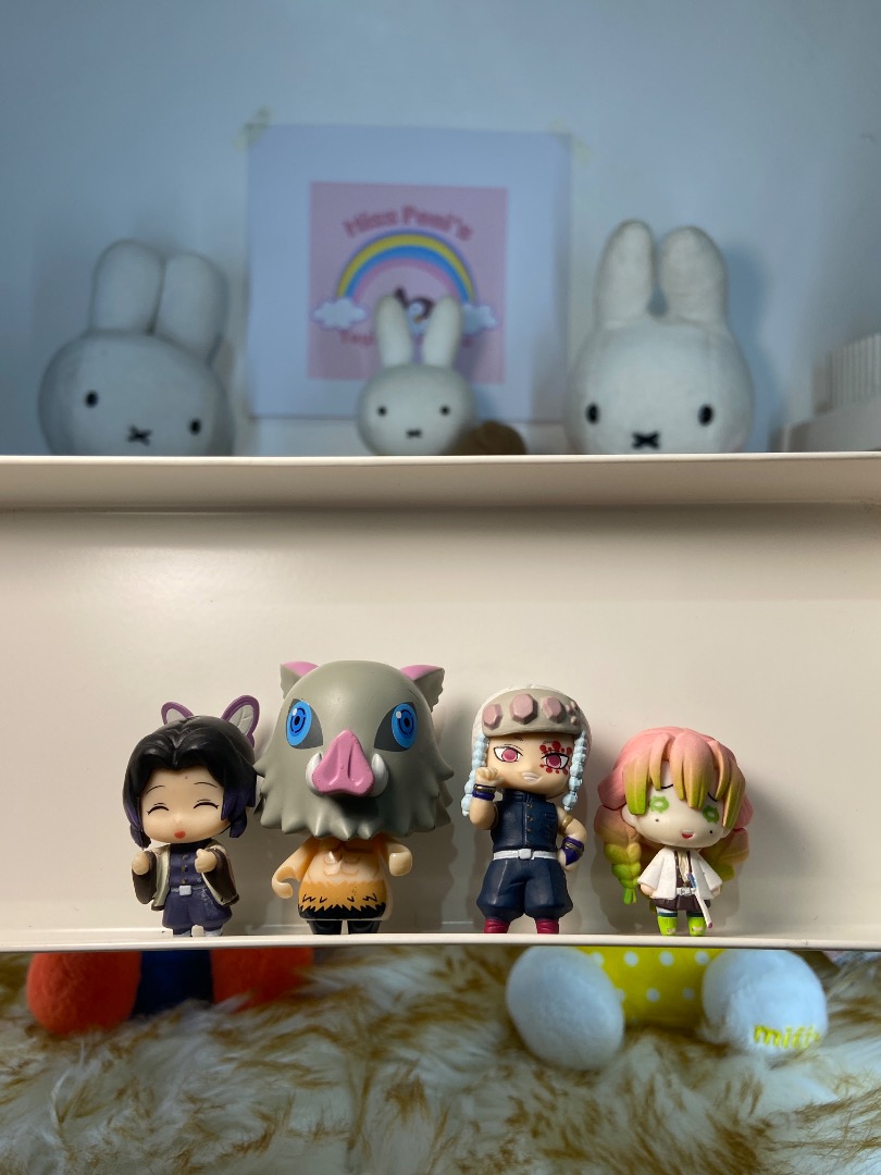 Demon Slayer Characters Mini Figure Set (no stand/foot support ...