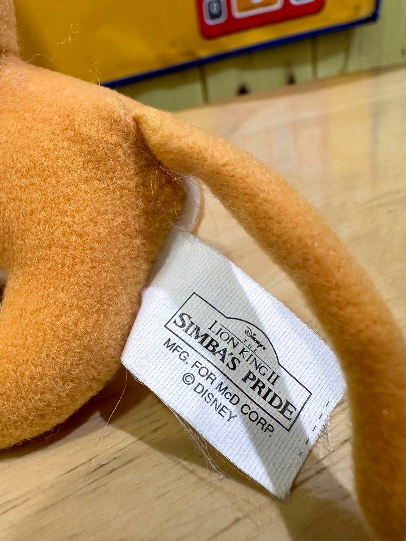 Disney Lion King II Simba’s Pride x Mcdo - Kiara Plush / Stuffed Toy ...