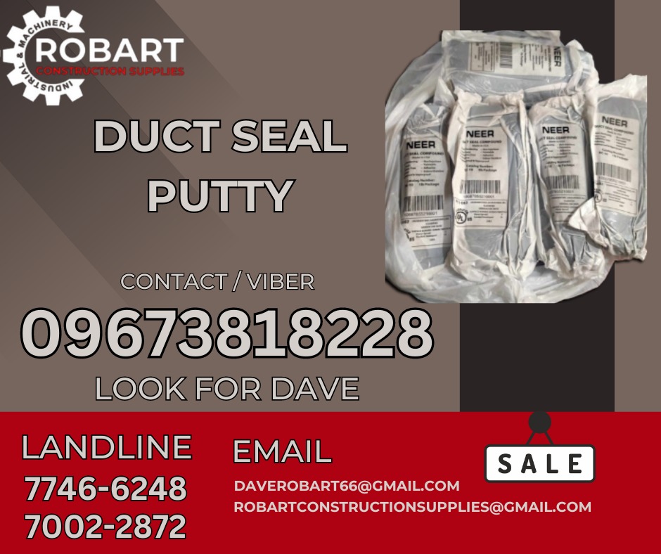 DUCT SEAT PUTTY, Commercial & Industrial, Industrial Equipment on Carousell