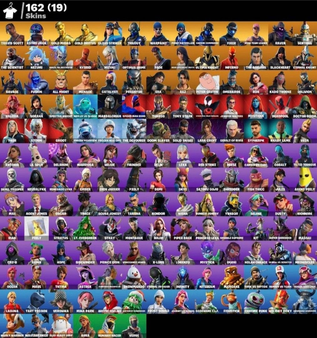 Fortnite Travis Scott Account Stacked, Video Gaming, Video Games ...