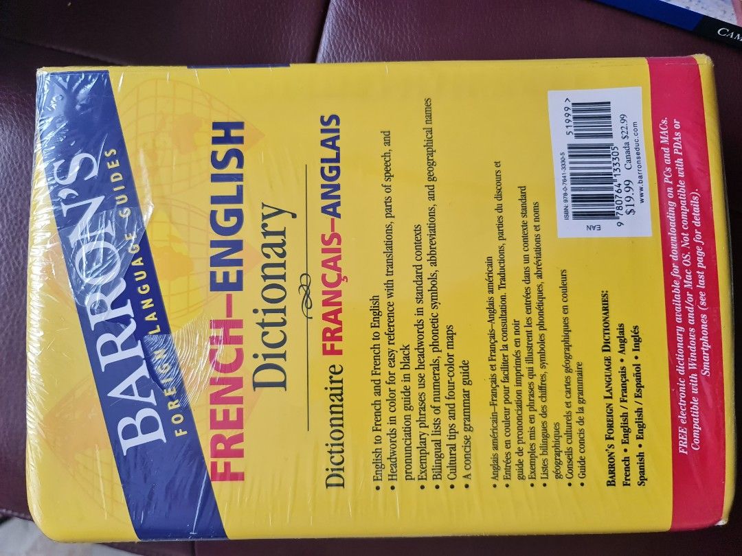 French - English Dictionary, Hobbies & Toys, Books & Magazines ...