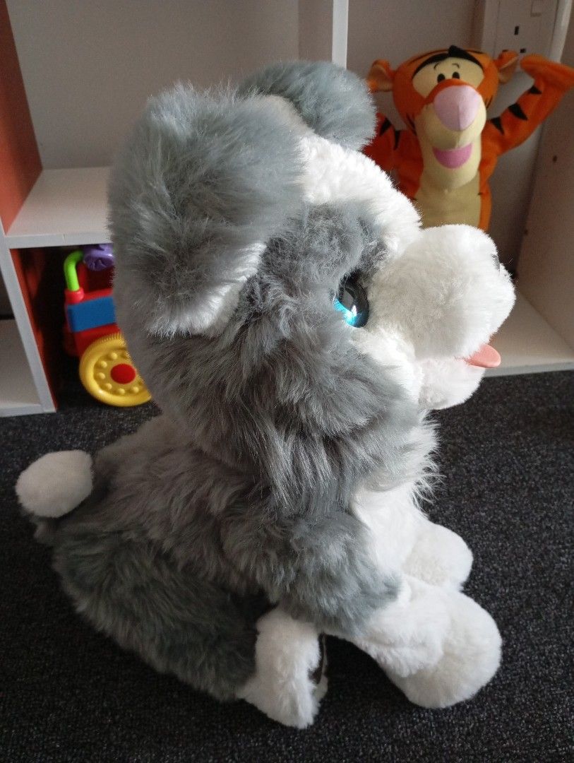 FurReal Ricky The Trick-Lovin Pup Interactive Siberian Husky Puppy Dog ...