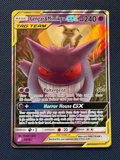 Pokémon card graded slab mimikyu gengar tag team gx chinise, Hobbies & Toys, Collectibles ...