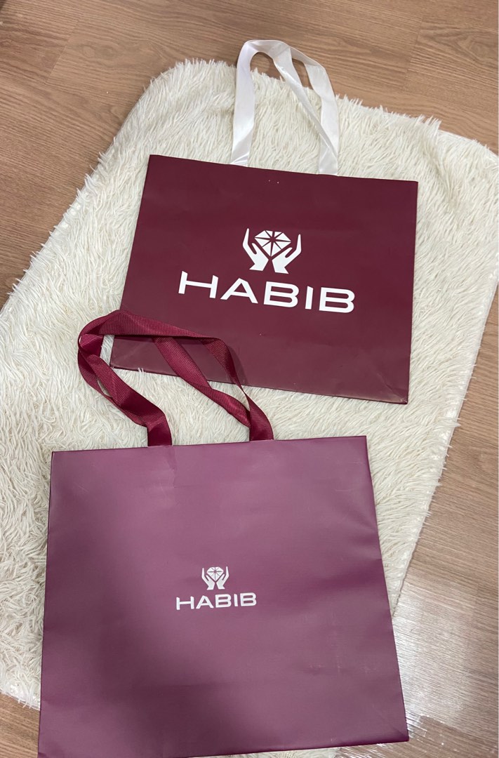 HABIB PAPER BAG MEDIUM, Luxury, Bags & Wallets on Carousell