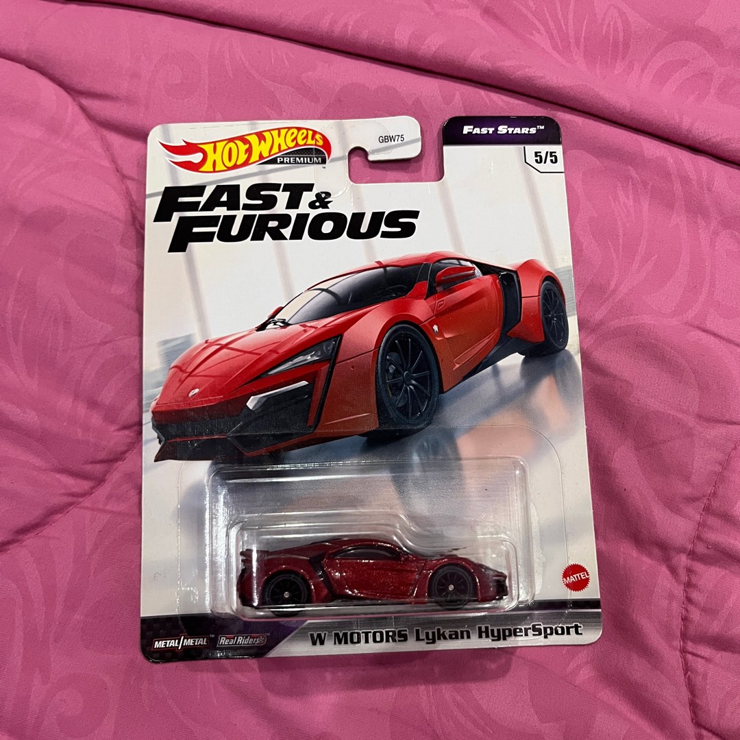 Hot Wheels fast furious lyken hypersport, Toys & Collectibles, Mainan ...