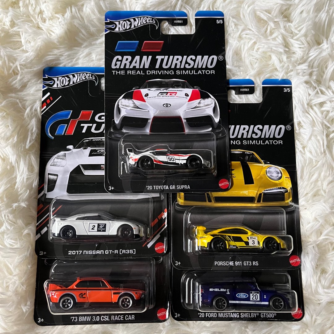 Hot Wheels Gran Turismo set only, Hobbies & Toys, Toys & Games on Carousell
