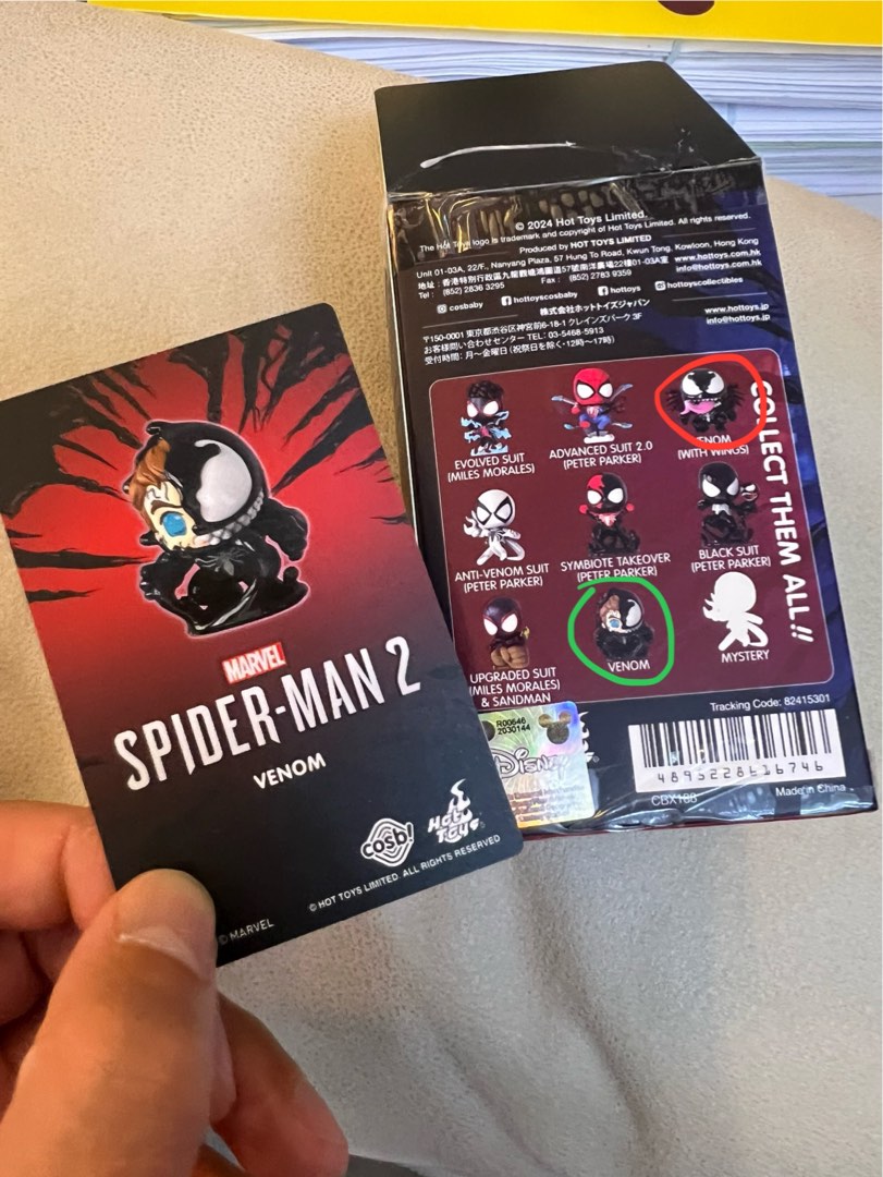 (賣/換）HotToys Cosbi Bobble-Head Collection Marvel Spider-Man 2 盲盒 蜘蛛俠 毒魔 ...