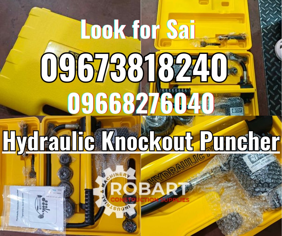 Hydraulic Knockout Puncher, Commercial & Industrial, Construction Tools ...