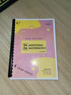 Cambridge IGCSE Additional Mathematics Past Year Paper, Hobbies & Toys ...