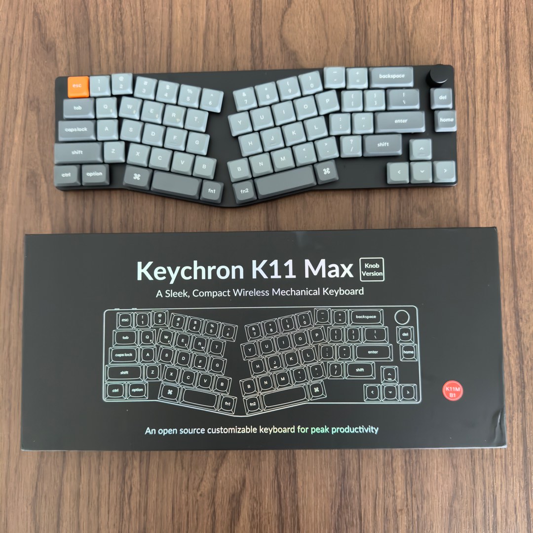 Keychron K11 Max QMK/VIA Wireless Custom Mechanical Keyboard RGB ...