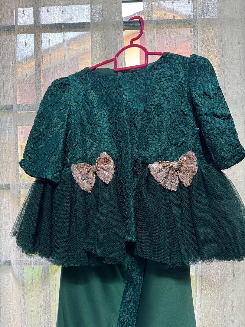 Kids Baju Kurung BBD, Women's Fashion, Muslimah Fashion, Baju Kurung ...