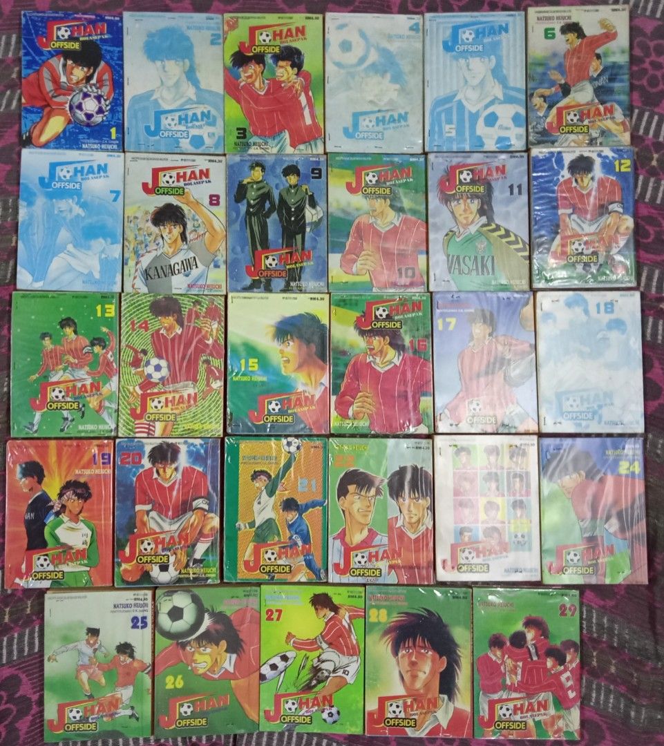 Komik Johan Bolasepak Offside Fullset BM Comic, Hobbies & Toys, Books ...