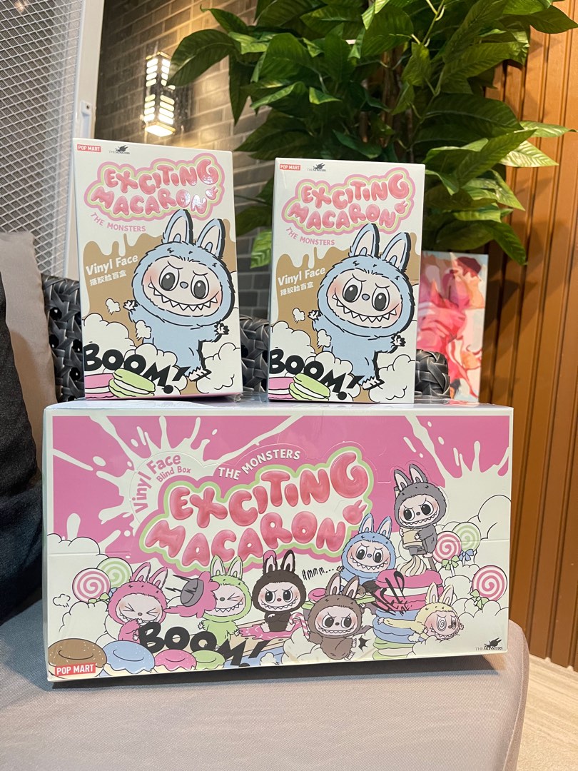 Labubu Macaron w/ free popmart figure, Hobbies & Toys, Toys & Games on ...