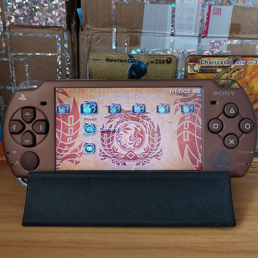 [LIMITED EDITION FREE 140 GAMES] 100% ORIGINAL! SONY PSP 2000 2K BRONZE ...