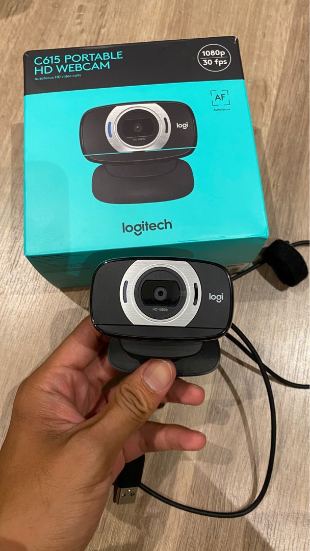 Logitech Webcam Portable HD C615, Computers & Tech, Parts & Accessories ...