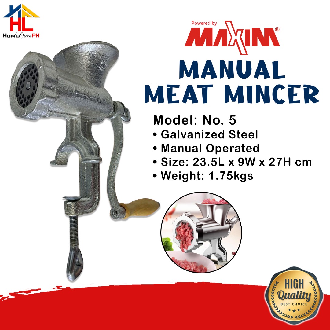 Maxim Manual Type Meat Mincer (Meat Grinder), Commercial & Industrial ...