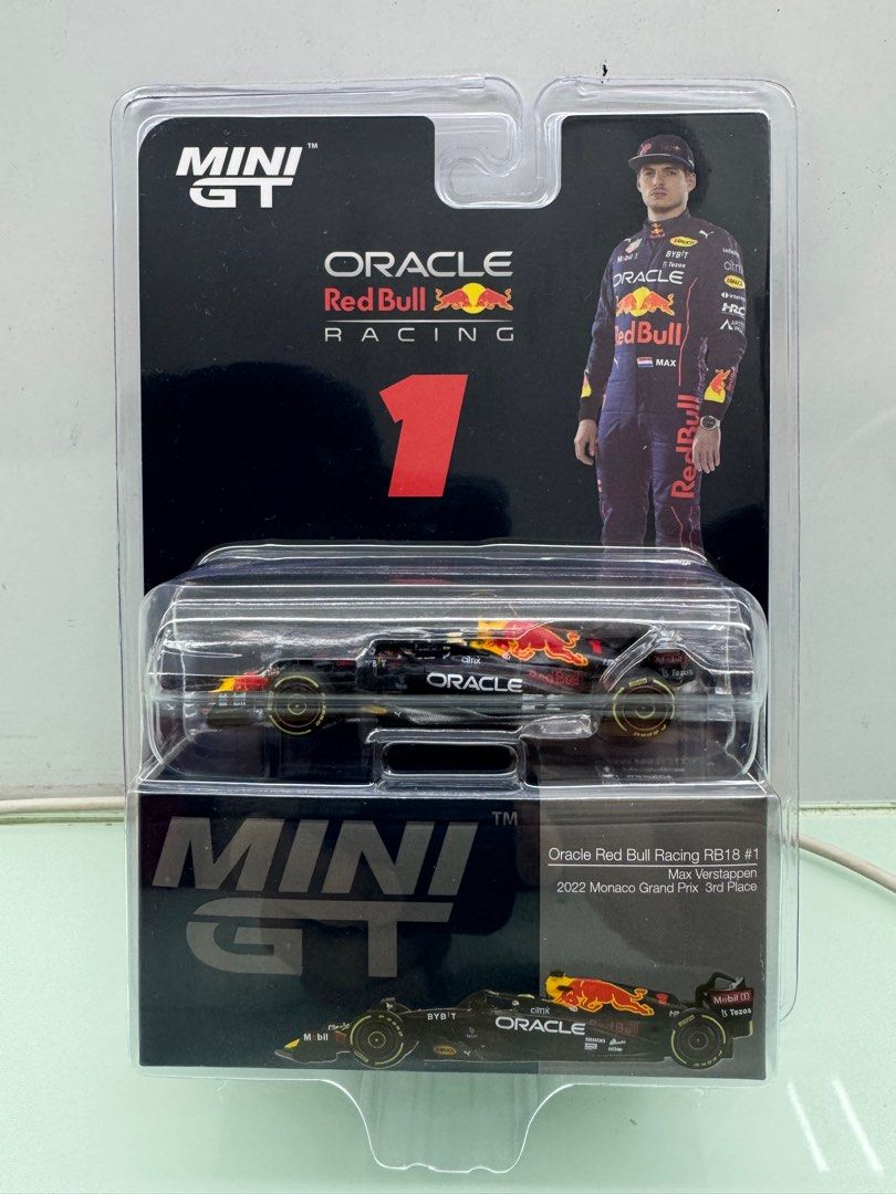 Mini GT #550 Oracle Red Bull Racing Max Verstappen - Monaco Grand Prix ...