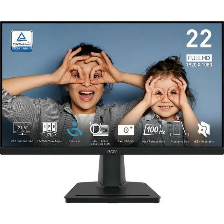 🌟全新行貨,全港免運🚚MSI PRO Series Monitor MP225 21.5" IPS FHD 100Hz 文書顯示器 3年上門 ...