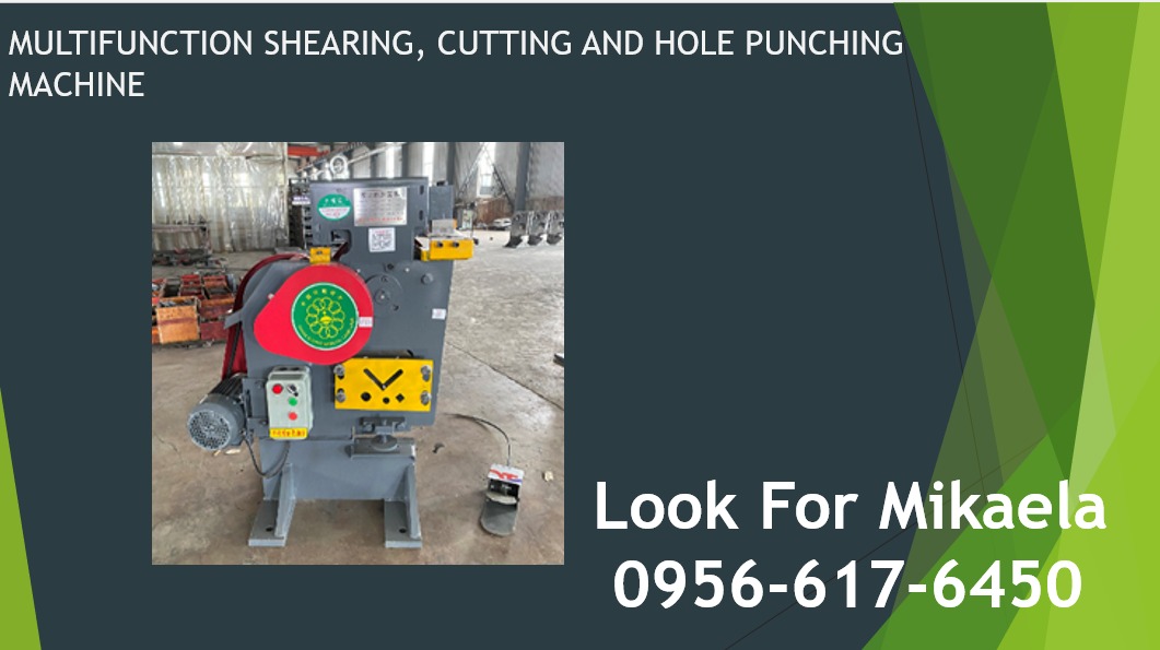 MULTIFUNCTION SHEARING, CUTTING AND HOLE PUNCHING MACHINE, Commercial ...
