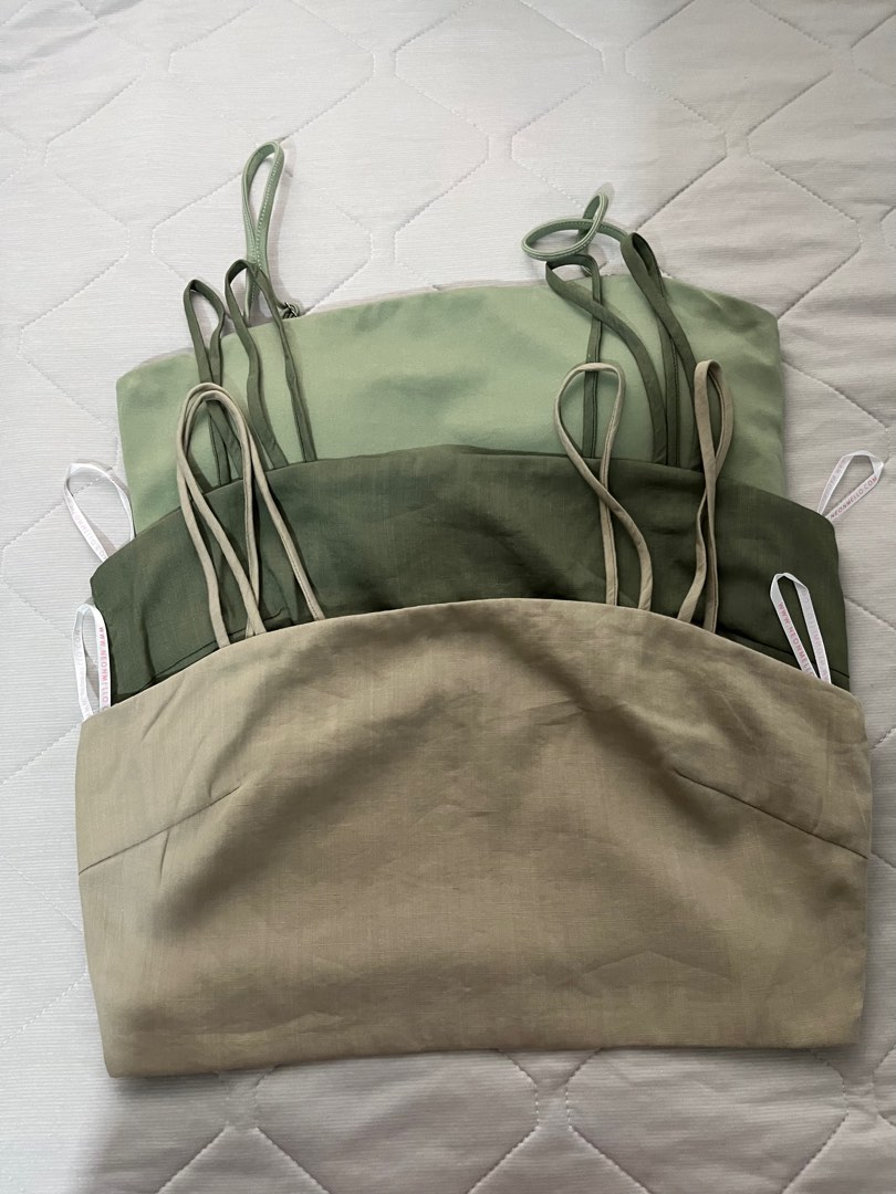 Neonmello bundle cropped top, Women's Fashion, Tops, Blouses on Carousell