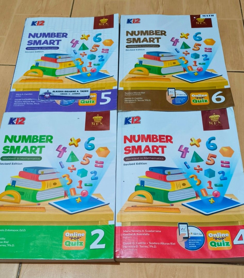Number Smart for Grade 1, 2, 4, 5, 6 (2021) Revised Edition, Hobbies ...