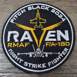 Official RMAF Pitch Black 2024 Raven Patch F/A-18D from.Darwin ...