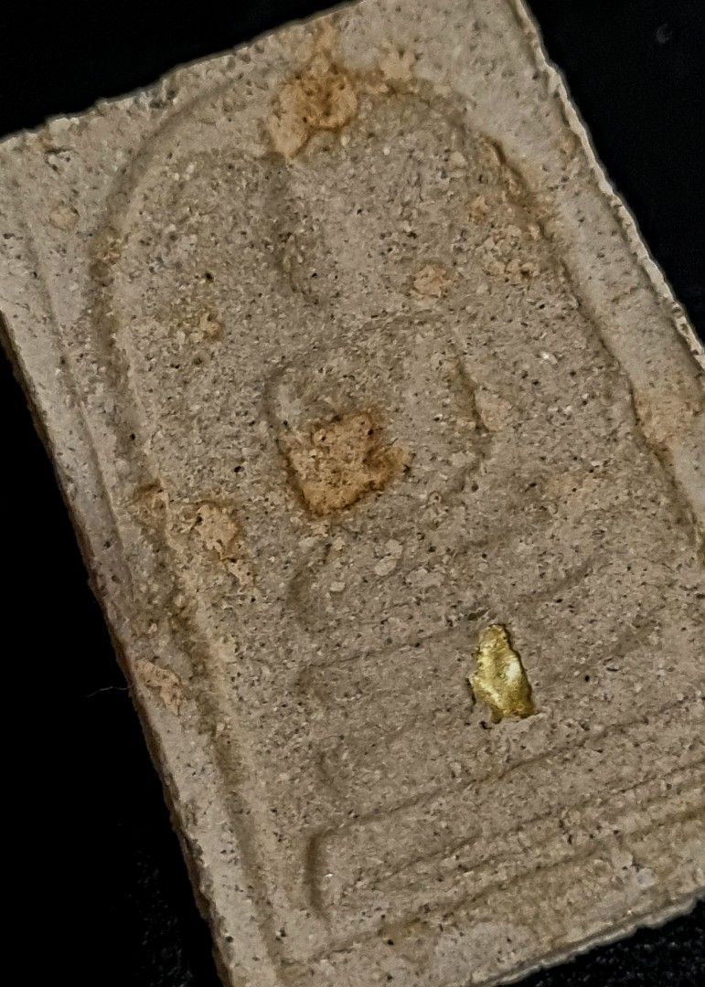 Phra Somdej LP Phrom (1973) Wat Chong Kae with Takrut and King Rama IX ...