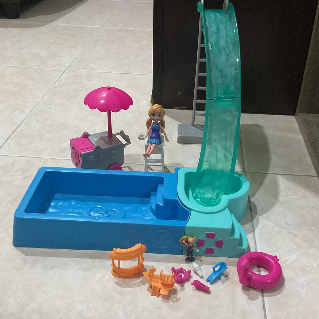 polly pocket pool set, Hobbies & Toys, Toys & Games on Carousell